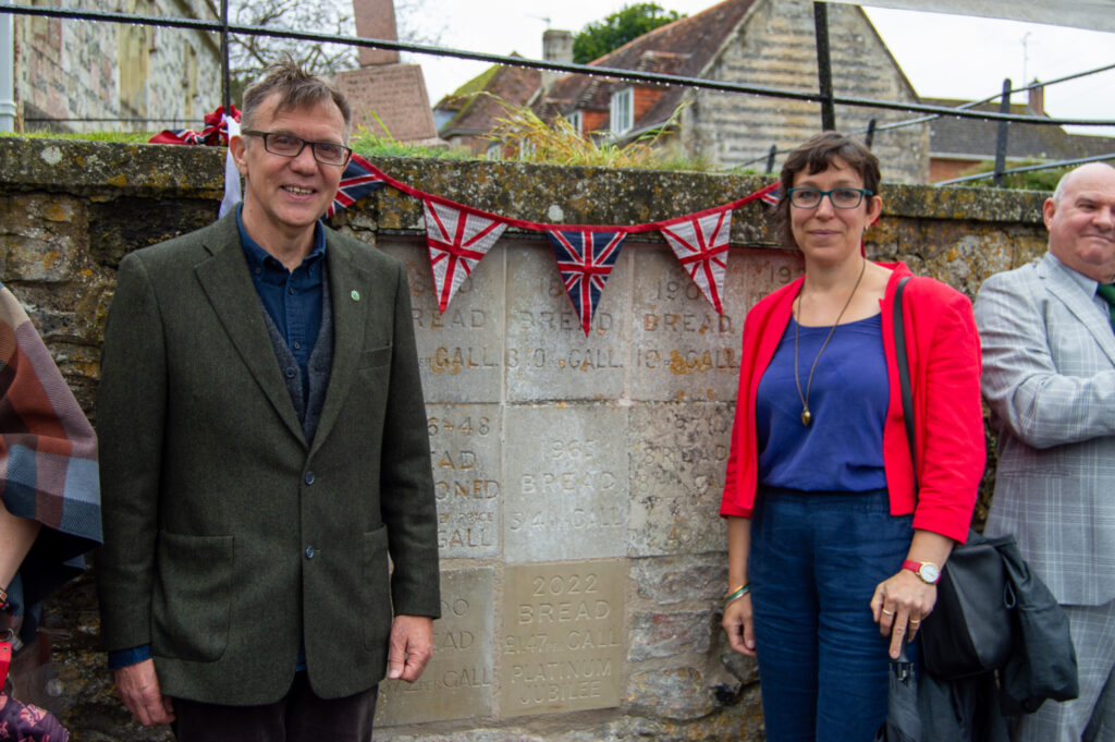 The Platinum Jubilee Breadstone in Great Wishford - Grays Stone Carving